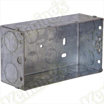 47mm Metal Box Switch Socket 2 Gang