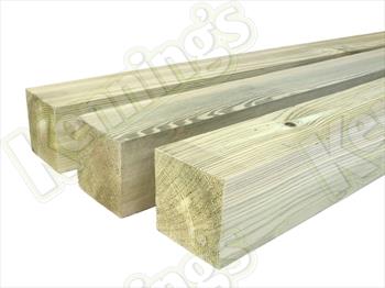 Green - Treated Planed Square Edge Timber (100mm x 100mm)