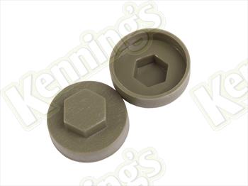 Olive Green Tech Bolt Caps 16mm (Sold Individually)