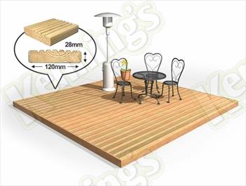 Cut To Size - Standard Redwood Decking Kit