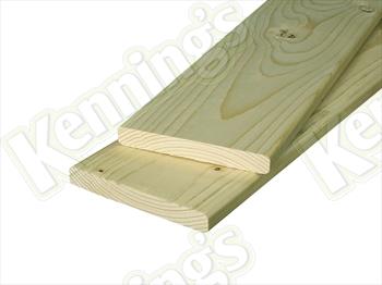 Green - Treated Planed Round Edge Timber (150mm x 25mm)