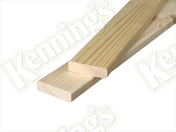 Untreated Planed Round Edge Timber (75mm x 25mm)